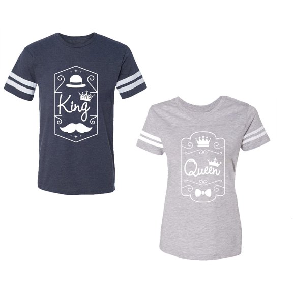 But She is The Boss He is The Man Unisex Couple Matching Cotton Jersey ...