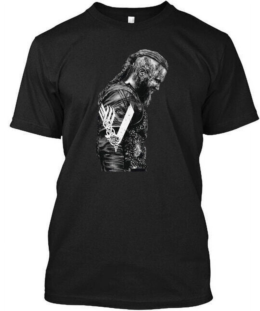 King Ragnar Lothbrok Vikings T-Shirt Made in the USA Size S to 5XL - Walmart.com