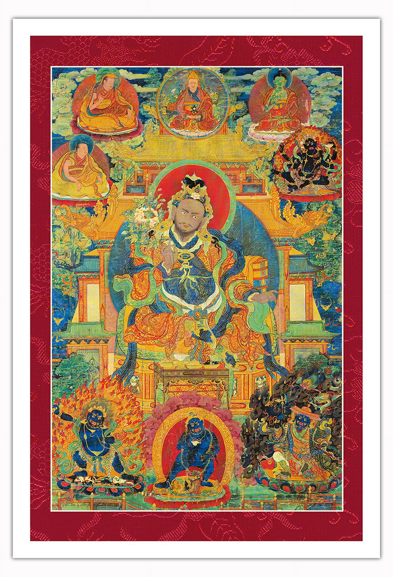 King Ralpachen - 41st King of Tibet (circa 806) - Vintage Tibetan ...