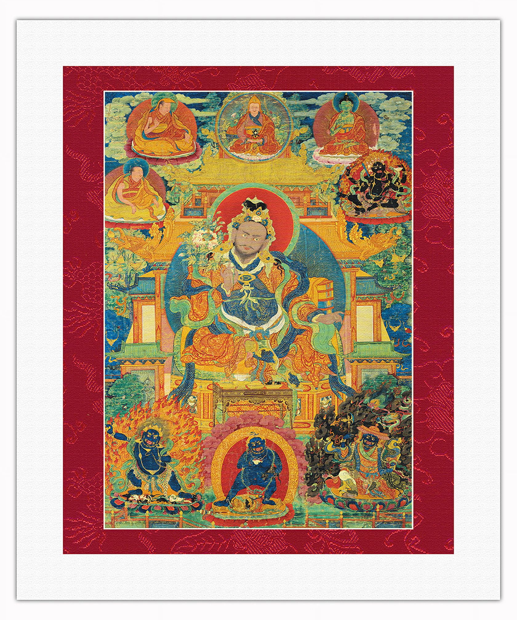 King Ralpachen - 41st King of Tibet (circa 806) - Vintage Tibetan ...