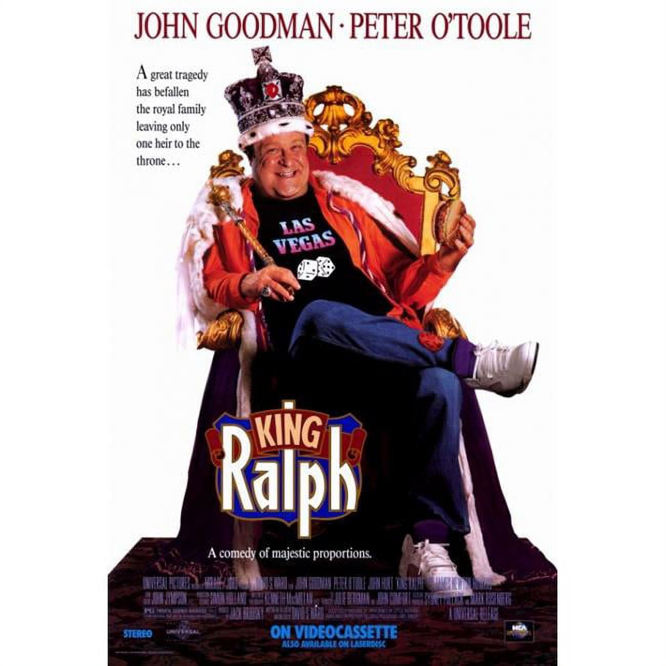 King Ralph Movie Poster - 27 x 40 in. - Walmart.com