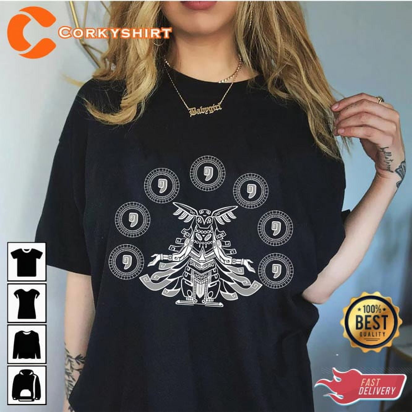 King Rauru Zelda Tears Of The Kingdom Video Game T-shirt - Walmart.com