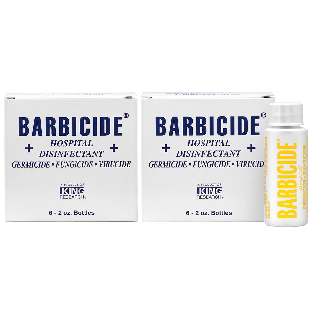 King Researh Barbicide Bullet Hospital disinfectant 6x2oz (Pack of 2 ...