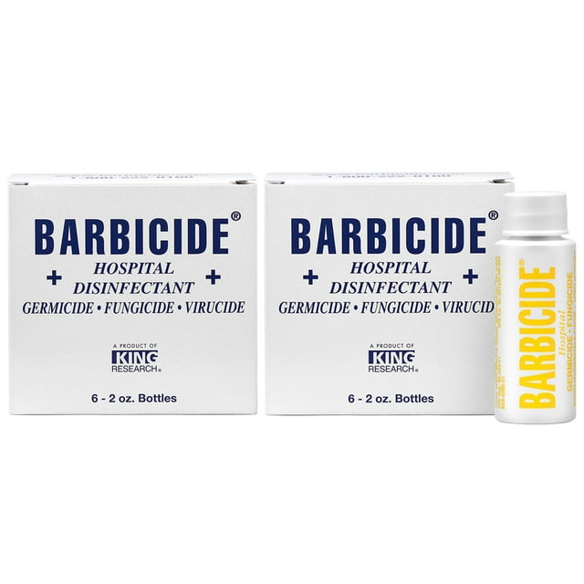 King Researh Barbicide Bullet Hospital disinfectant 6x2oz (Pack of 2 ...