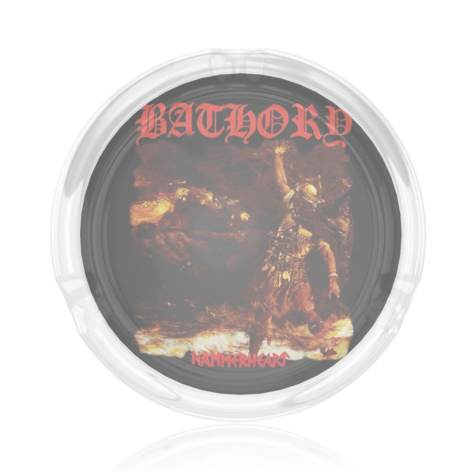 King'S Road Bathory Hammerheart Round Glass Ashtray 3d Printing For ...