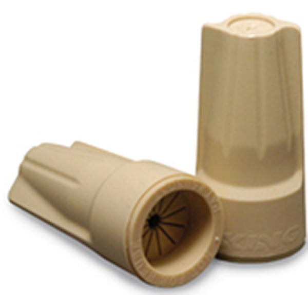 King Safety Products 20101 Tan Underground Wire Connectors 4 Count ...