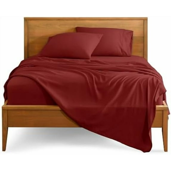 King Sheet Set - 1800 Ultra-Soft Microfiber King Bed Sheets - Double ...