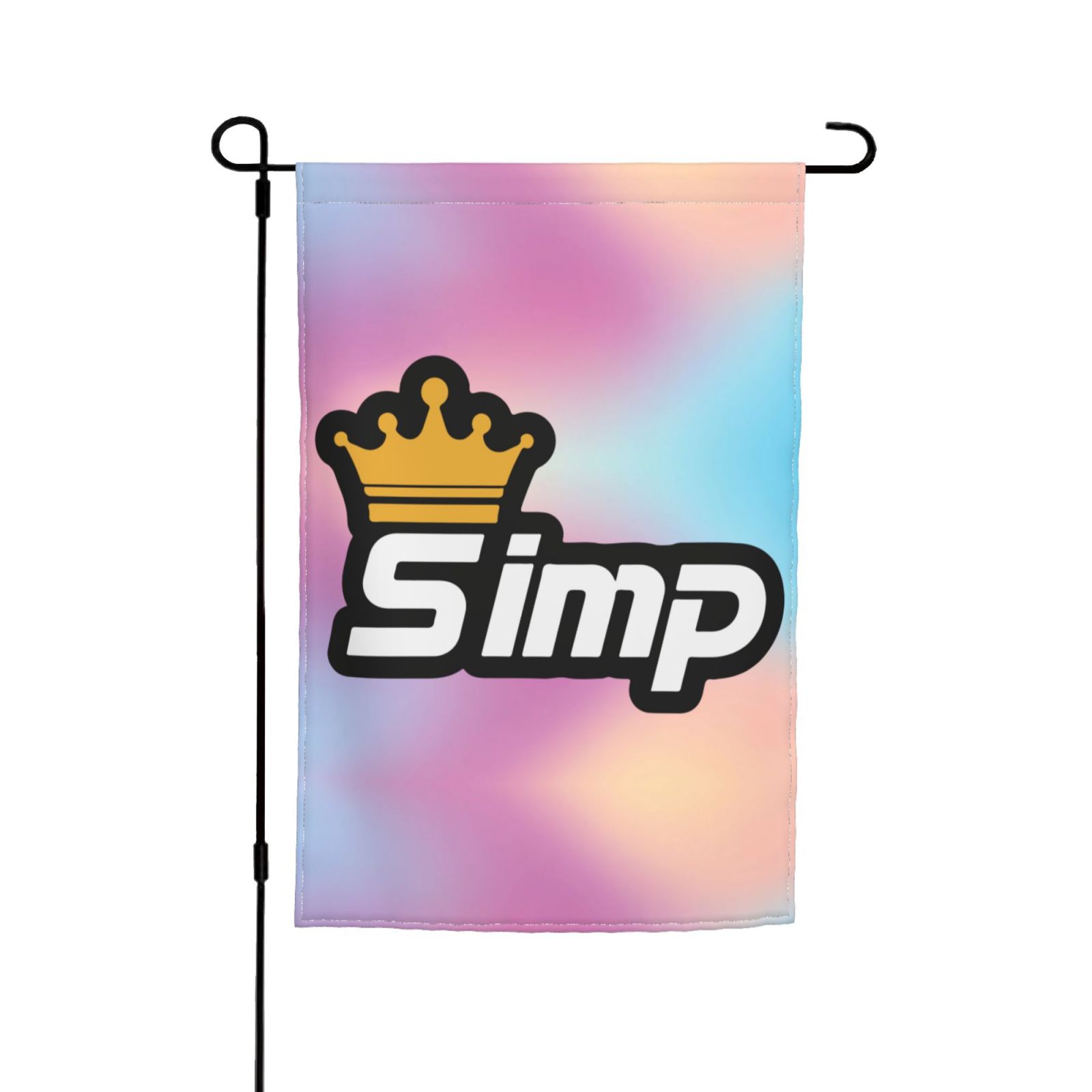 King Simp Garden Flag 12x18 Inch, Double Sided Outside Sign Yard Flag Farmhouse Indoor Decor ...