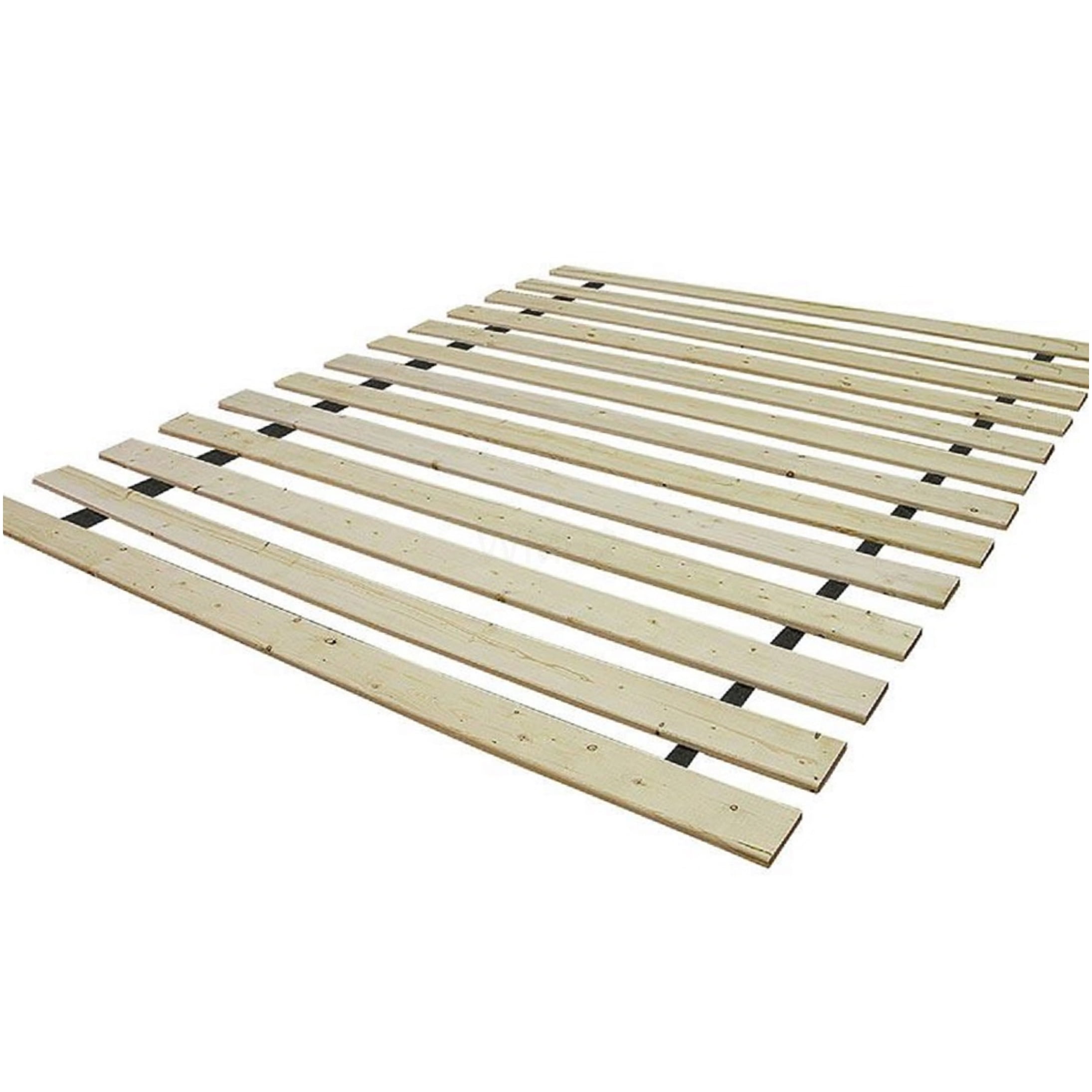 King Size Bed Slat Replacement Kit, Solid Wood Foundation with Fabric ...