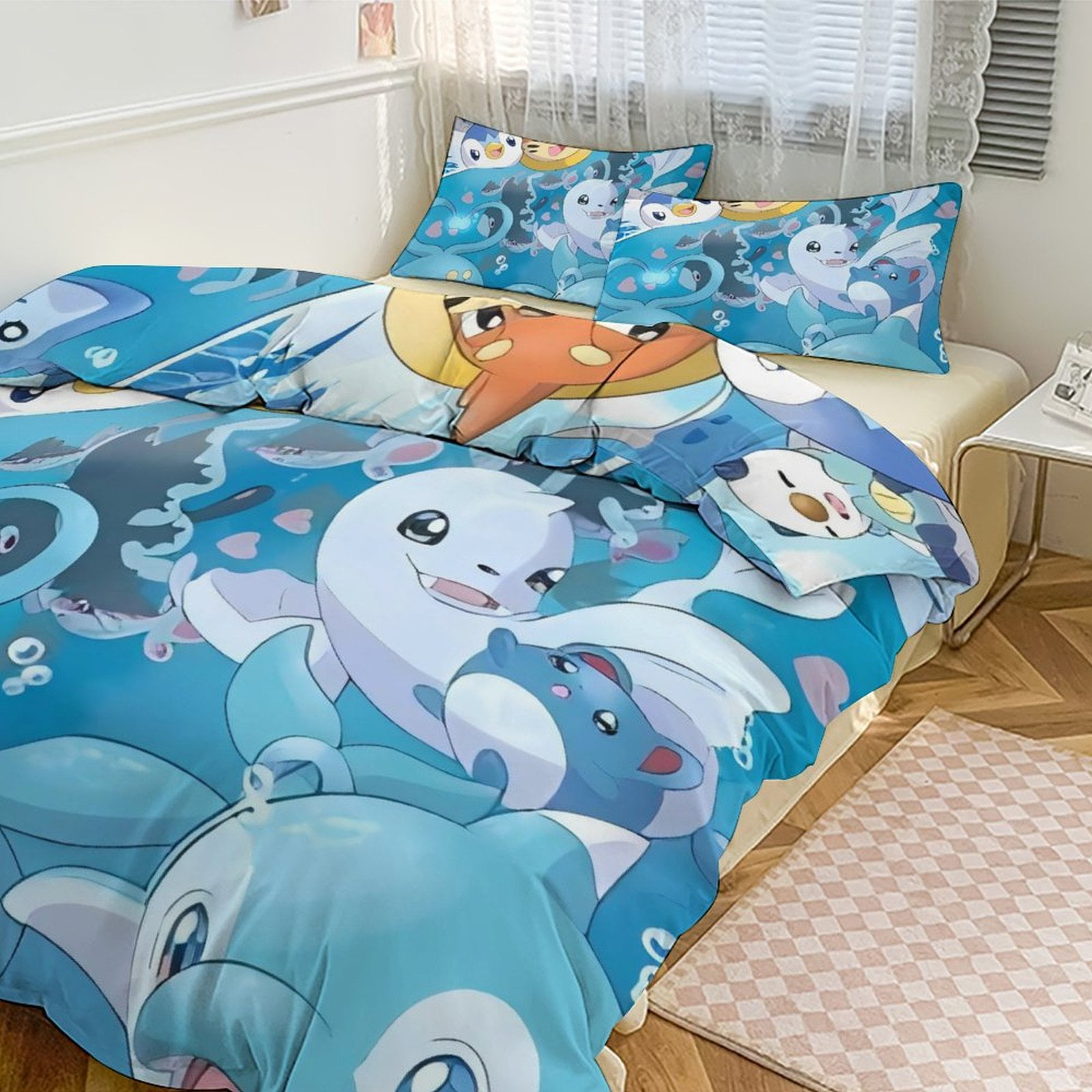 King Size Bedding Sets Pokemon Bedding Set for Kids Pokemon Merch Anime ...