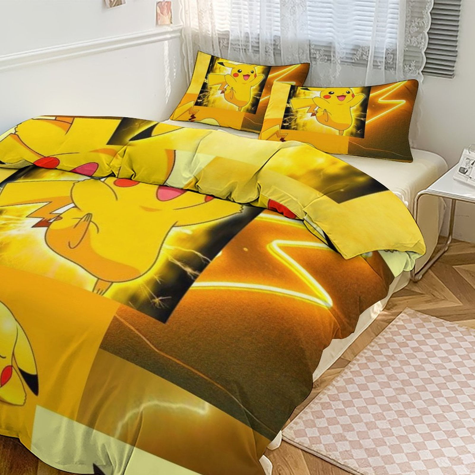 King Size Bedding Sets Pokemon Bedding Set for Kids Pokemon Merch Anime ...