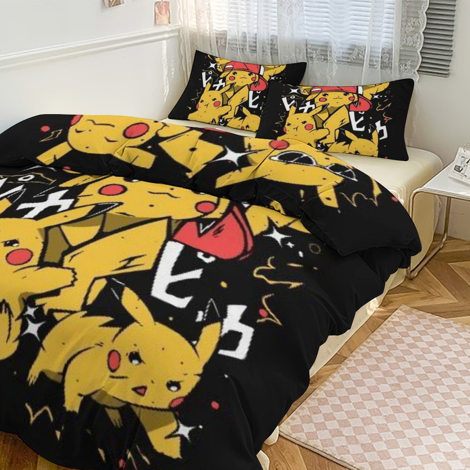 King Size Bedding Sets Pokemon Bedding Set for Kids Pokemon Merch Anime ...