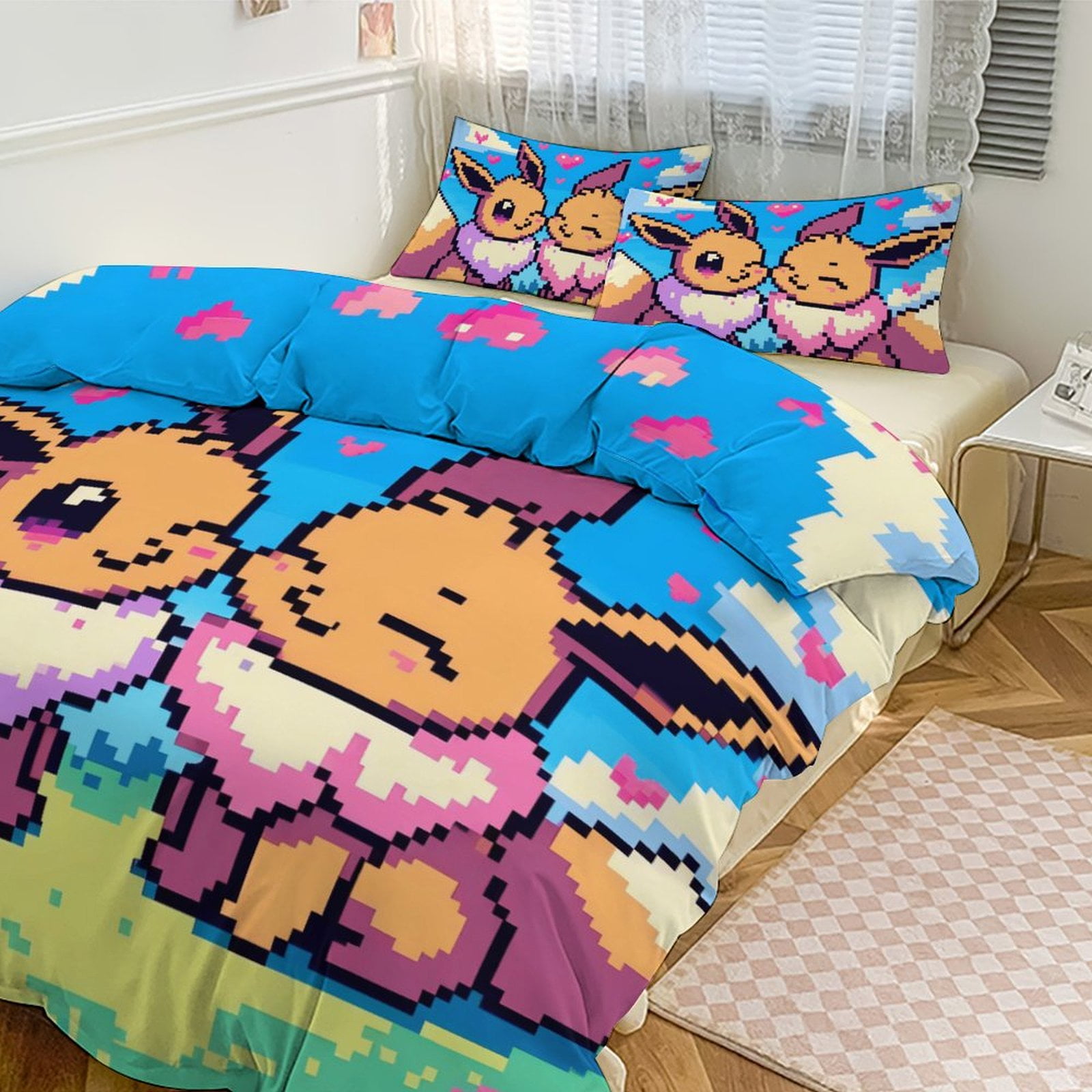 King Size Bedding Sets Pokemon Bedding Set for Kids Pokemon Merch Anime ...