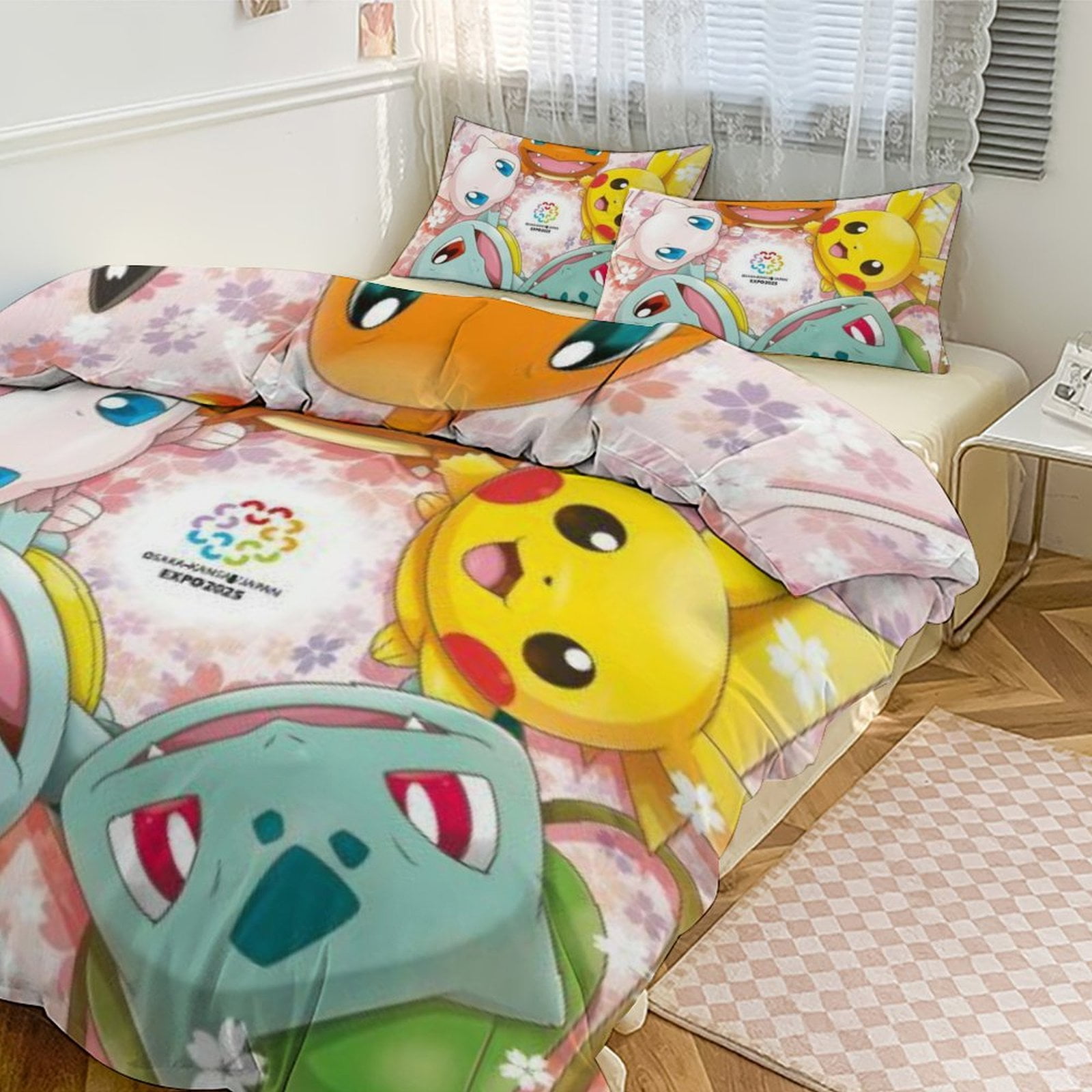 King Size Bedding Sets Pokemon Bedding Set for Kids Pokemon Merch Anime ...