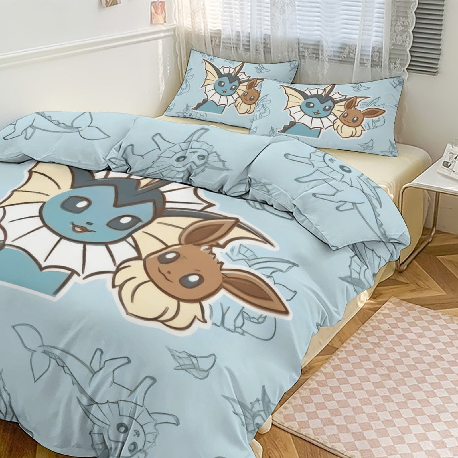 King Size Bedding Sets Pokemon Bedding Set for Kids Pokemon Merch Anime ...