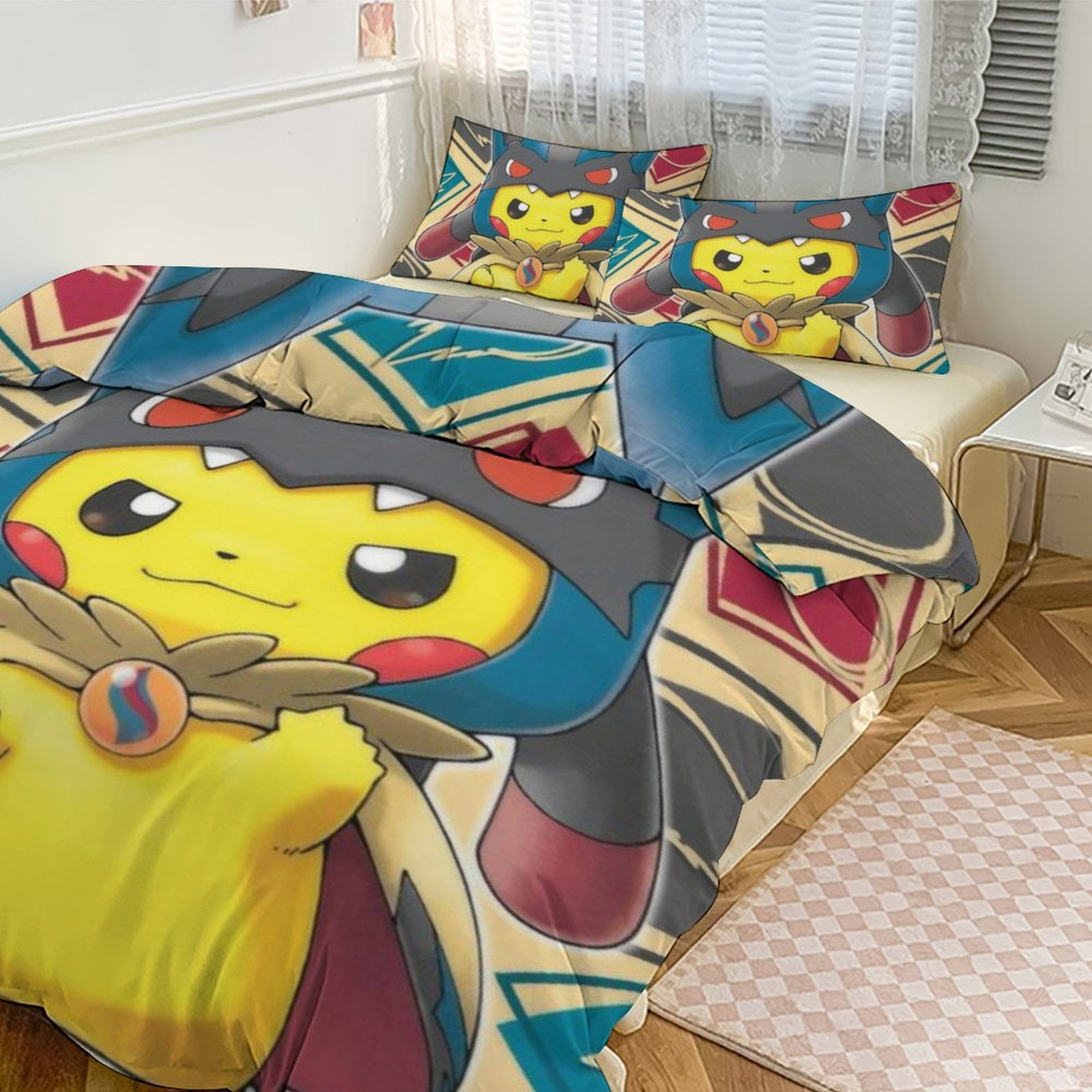 King Size Bedding Sets Pokemon Bedding Set for Kids Pokemon Merch Anime ...