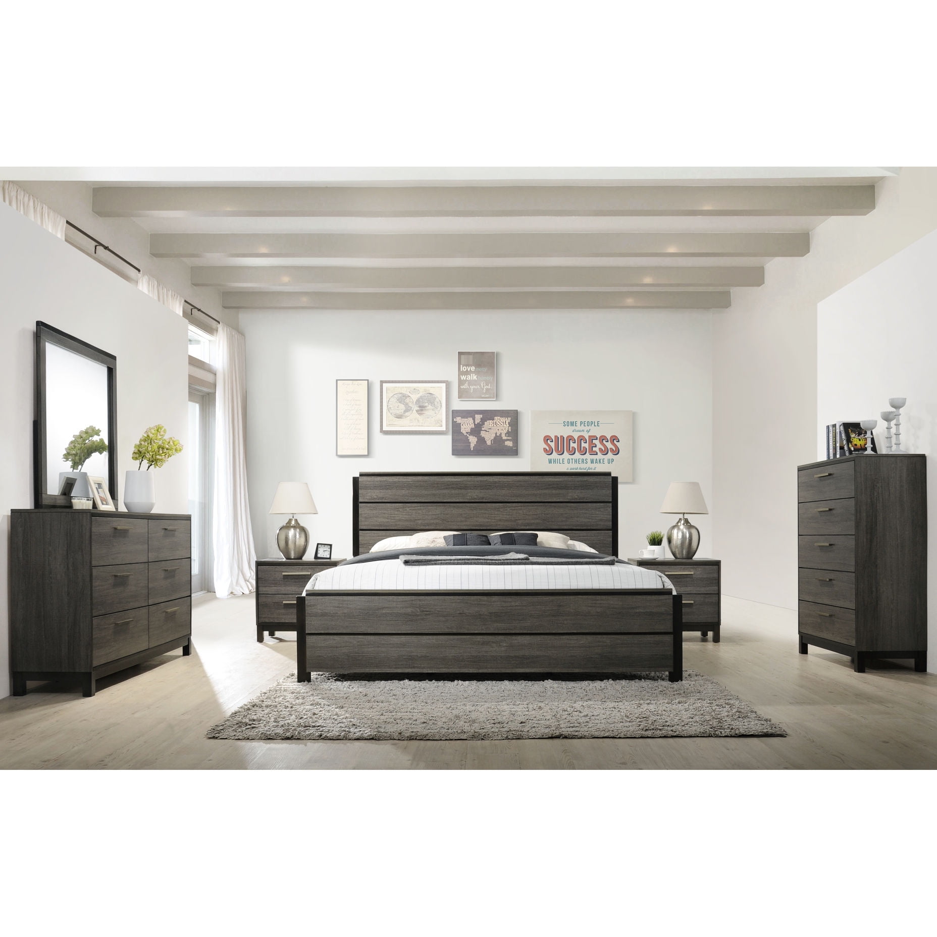 King Size Bedroom Set with Dresser | Provide Storage and Dressing ...