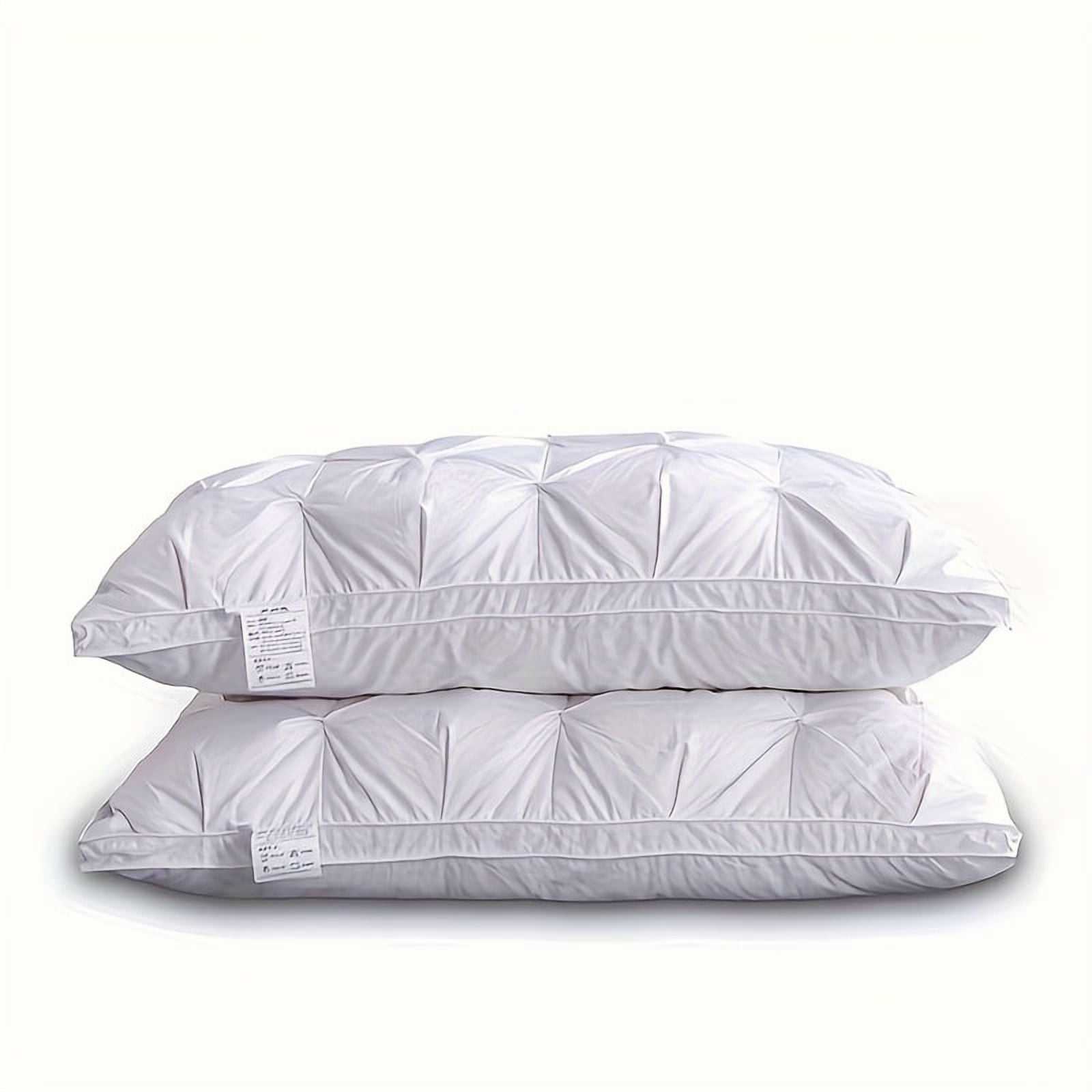 King Size Firm Pillows Set of 2 or 4 - Cooling Hotel Quality Down ...