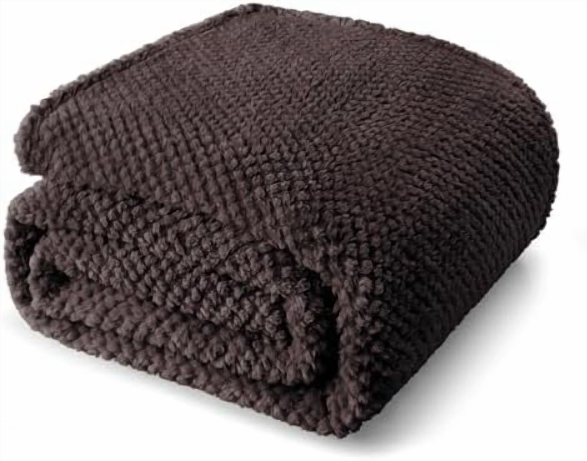 King Size Fuzzy Fleece Blanket, Fluffy Warm Soft Jacquard Bed Blankets ...