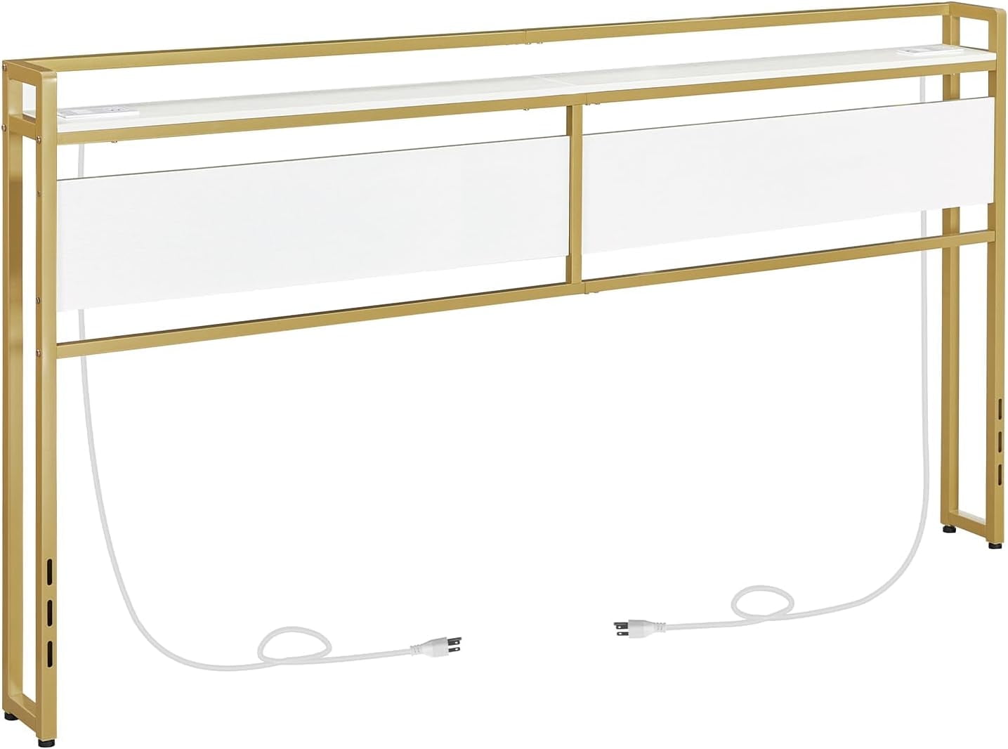 King Size Headboard, Headboard with 2 Outlets and 4 USB Ports ...