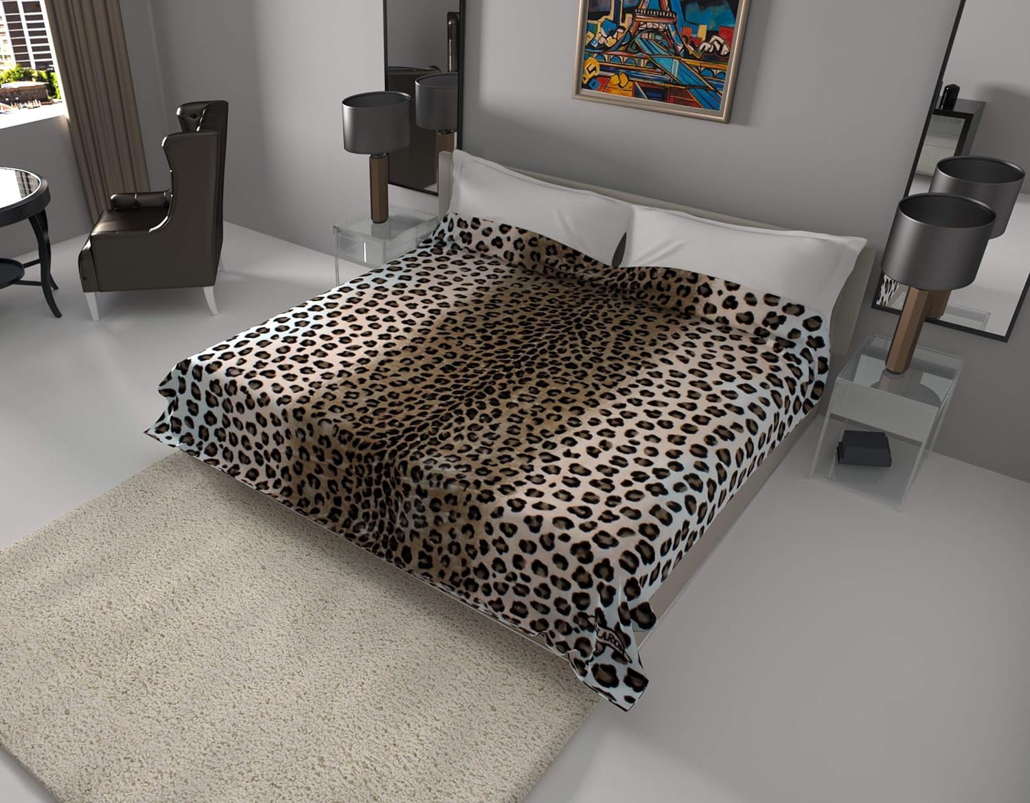 King Size Leopard Skin Korean Mink Blanket - Walmart.com