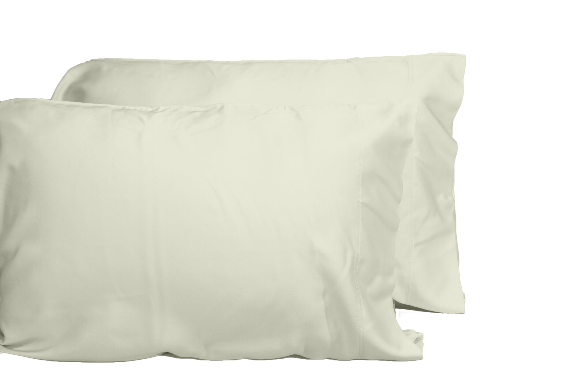 King Size Luxurious Viscose from Bamboo 2-Piece Pillowcase Set, Crisp ...