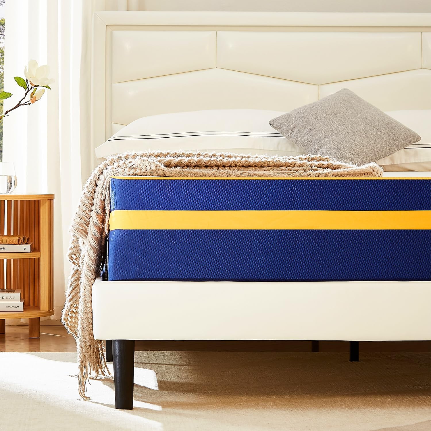 Walmart 12in King Gel Memory Foam Mattress, Medium Firm, Breathable ...