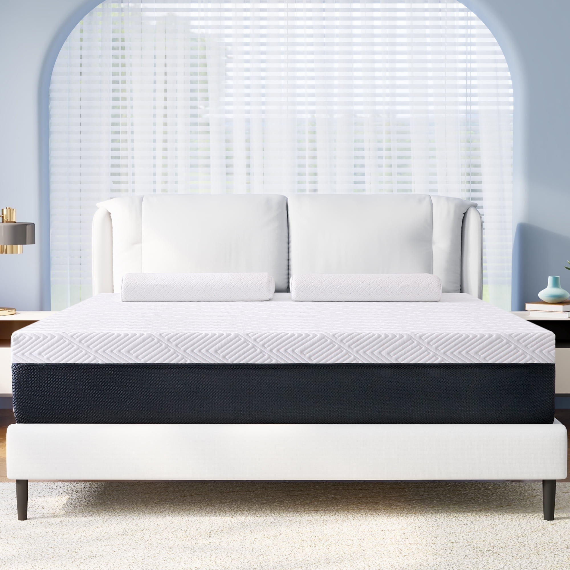 King Size Mattress, JIAVA 10" Medium Gel Memory Foam Mattress in a Box ...
