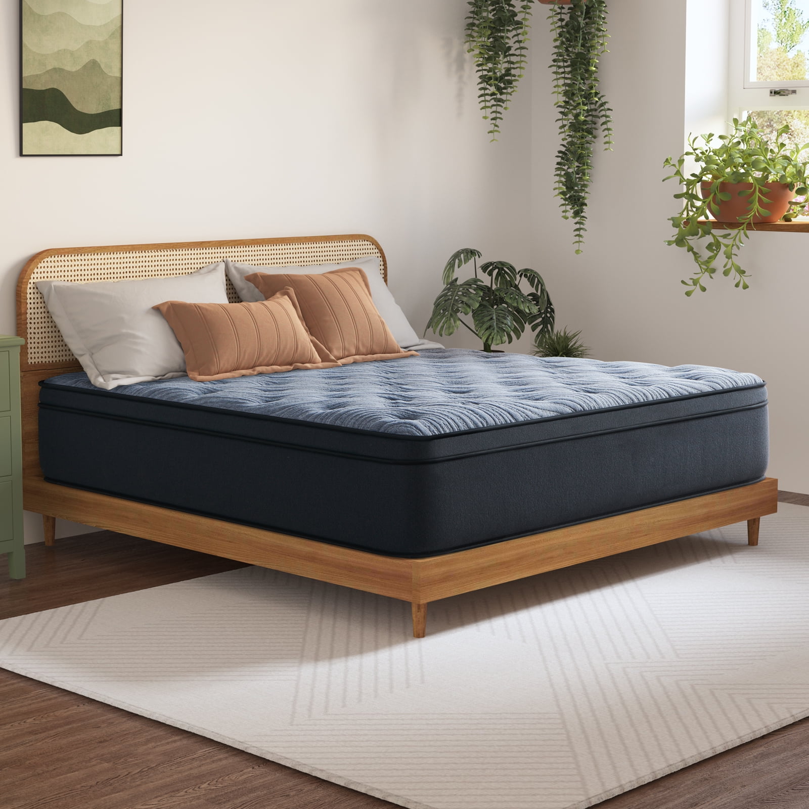 King Size Mattress, JIAVA 10" Medium Gel Memory Foam Mattress in a Box ...