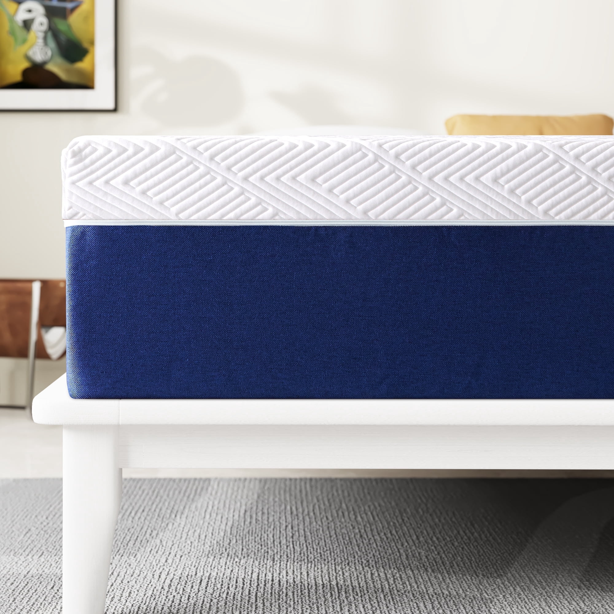 King Size Mattress, Lecuneey 14" Soft Gel Memory Foam Mattress in a Box ...