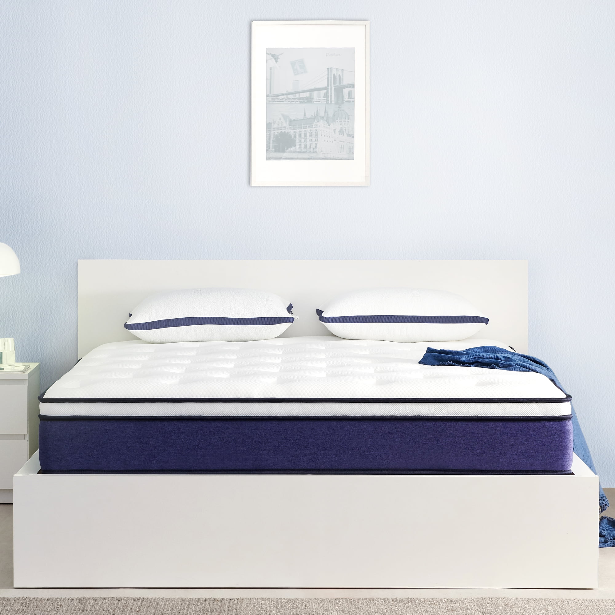 King Size Mattress Madinog 12" Medium Plush Innerspring Mattress Multi ...