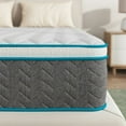 King Size Mattress, Serweet 14 inch Bamboo Charcoal Memory Foam Hybrid ...