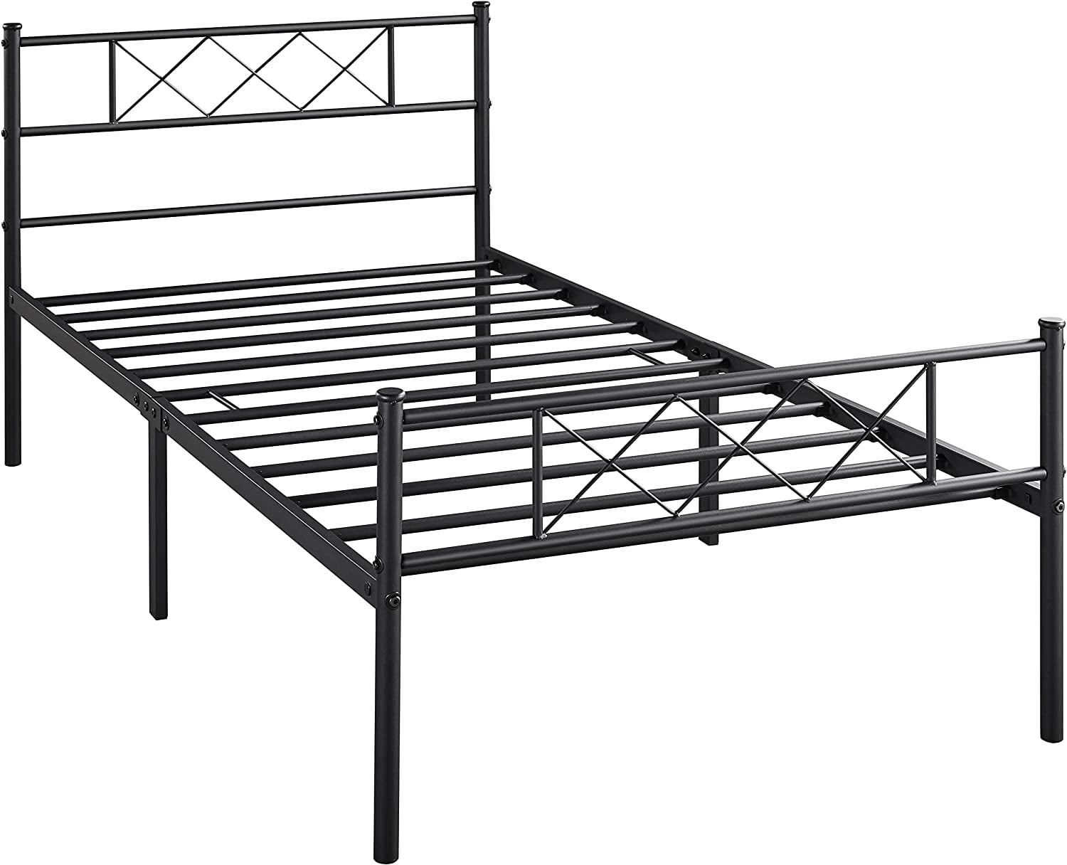 king-size-metal-bed-platform-with-headboard-and-footboard-mattress