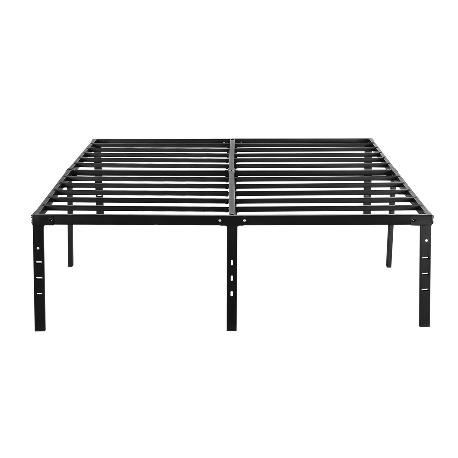 King Size Metal Platform Bed Frame, Heavy Duty Mattress Foundation with ...