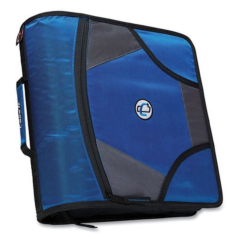 King Size Mighty Zip Tab Binder, 3 Rings, 4" Capacity, 11 X 8.5, Purple ...