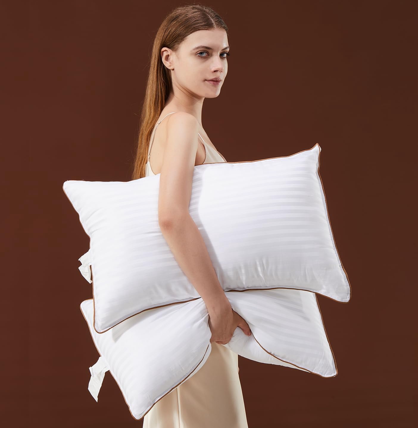 King Size Pillows Set of 2,King Bed Pillows 2 Pack for Sleeping,Hotel ...