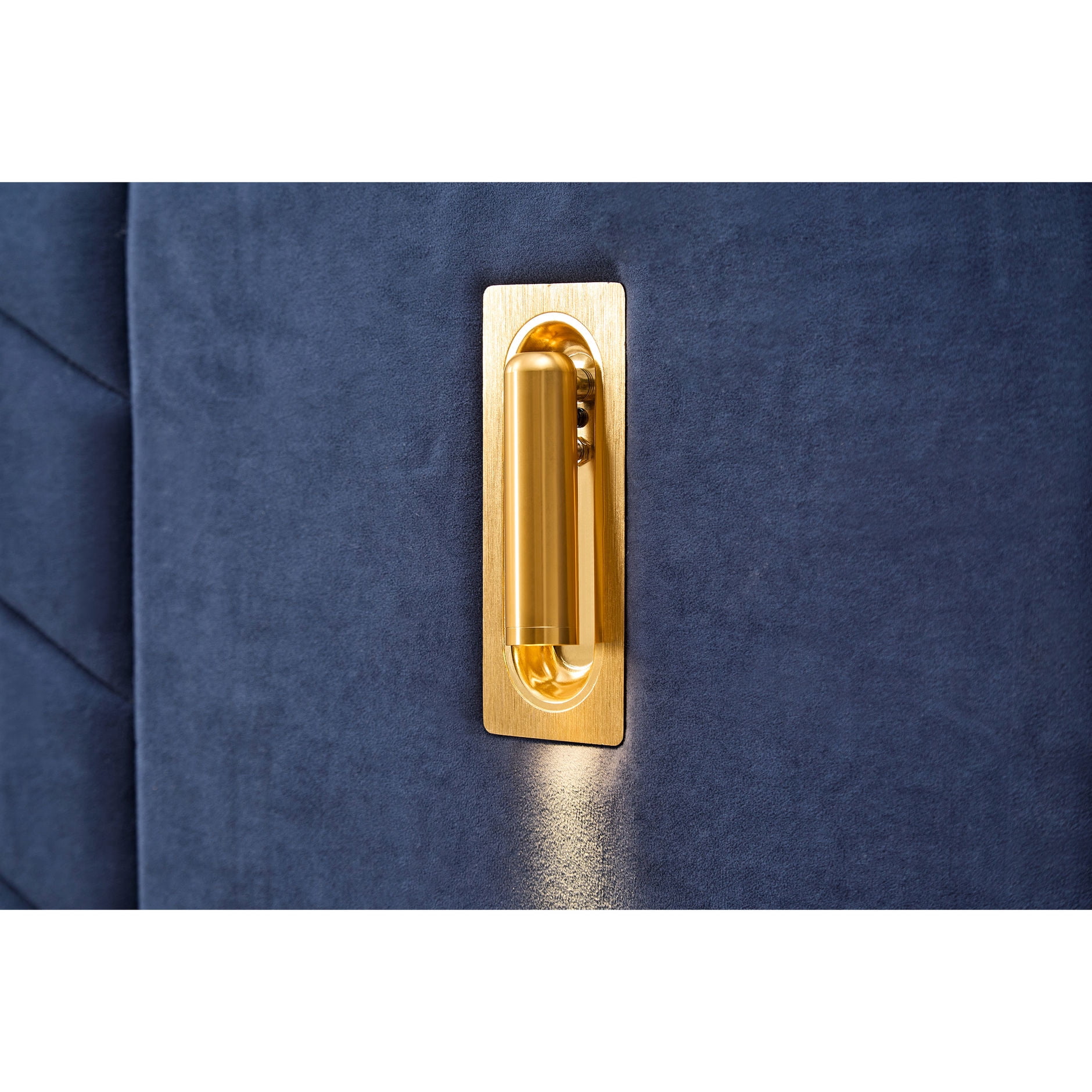 King Size | Retro Blue Color, Adjustable LED Angle | Bedroom - Walmart.com