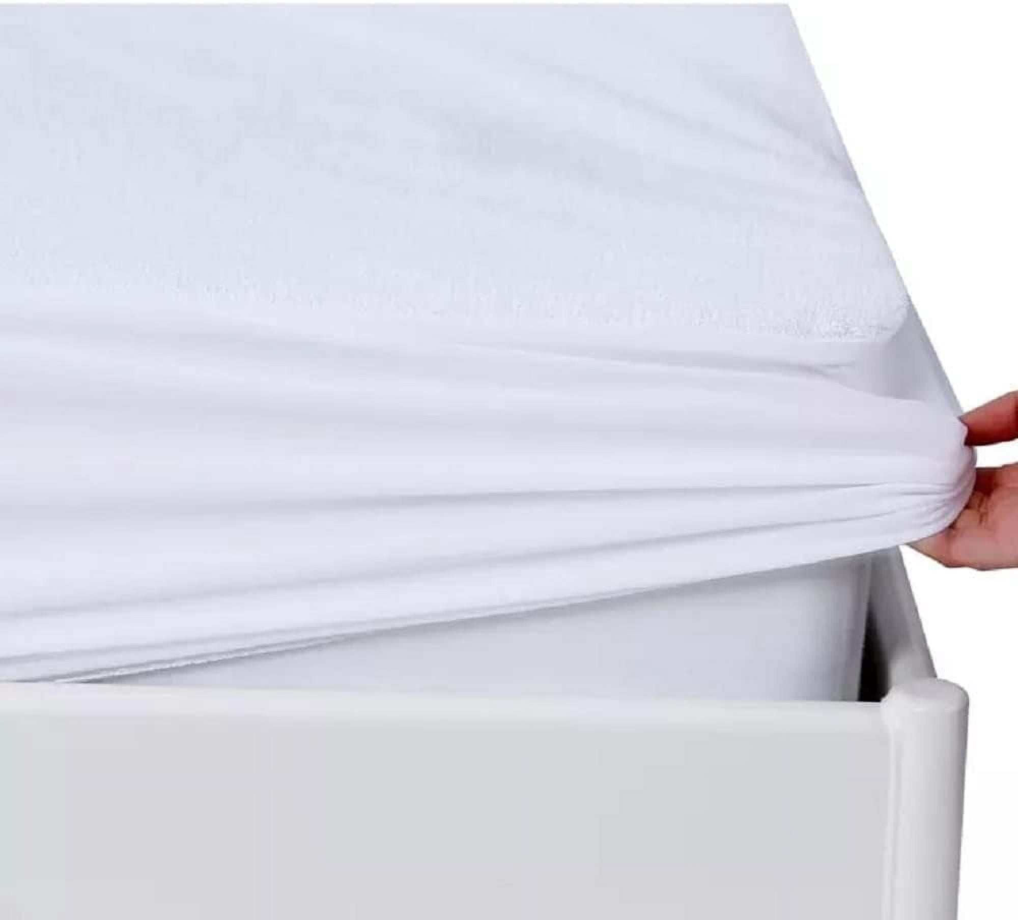 "Vinyl King Bed Protector - 11.5"" Deep, 80x78, Waterproof, Breathable ...