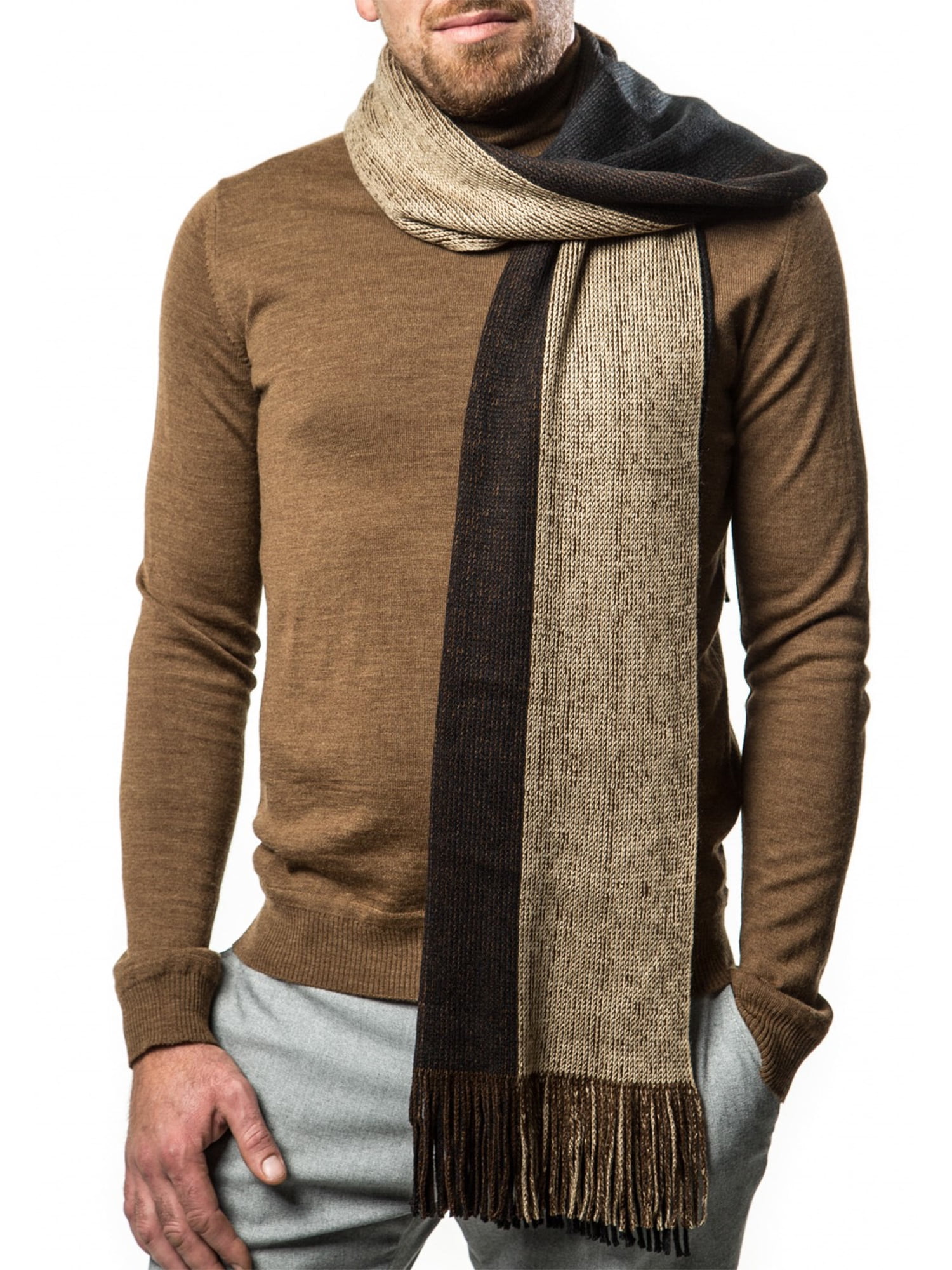King Striped Knit Scarf - Walmart.com