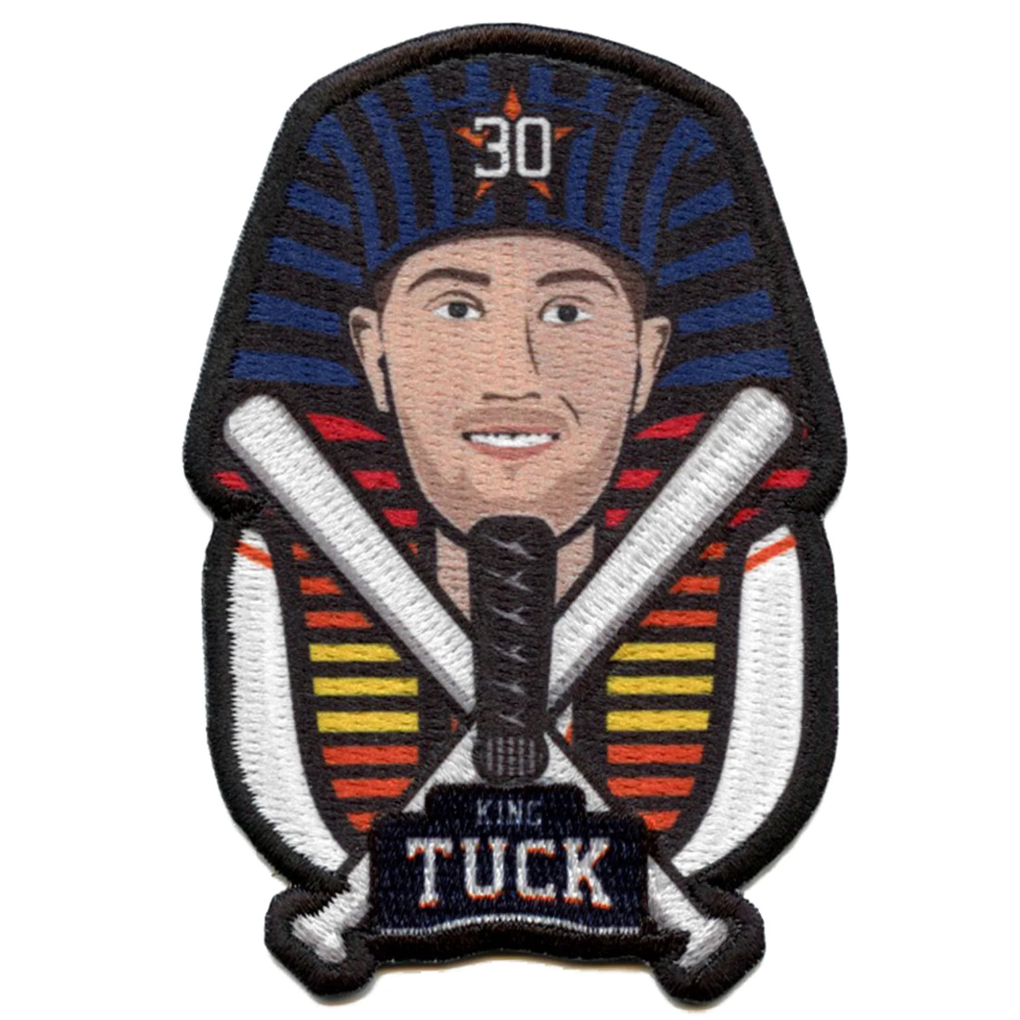 King Tuck Houston Baseball Patch Space City Texas Sublimated Iron On ...