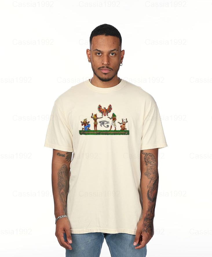 King Tut Ankh Pyramids Hieroglyphics Ancient Egypt History Vintage Gift ...