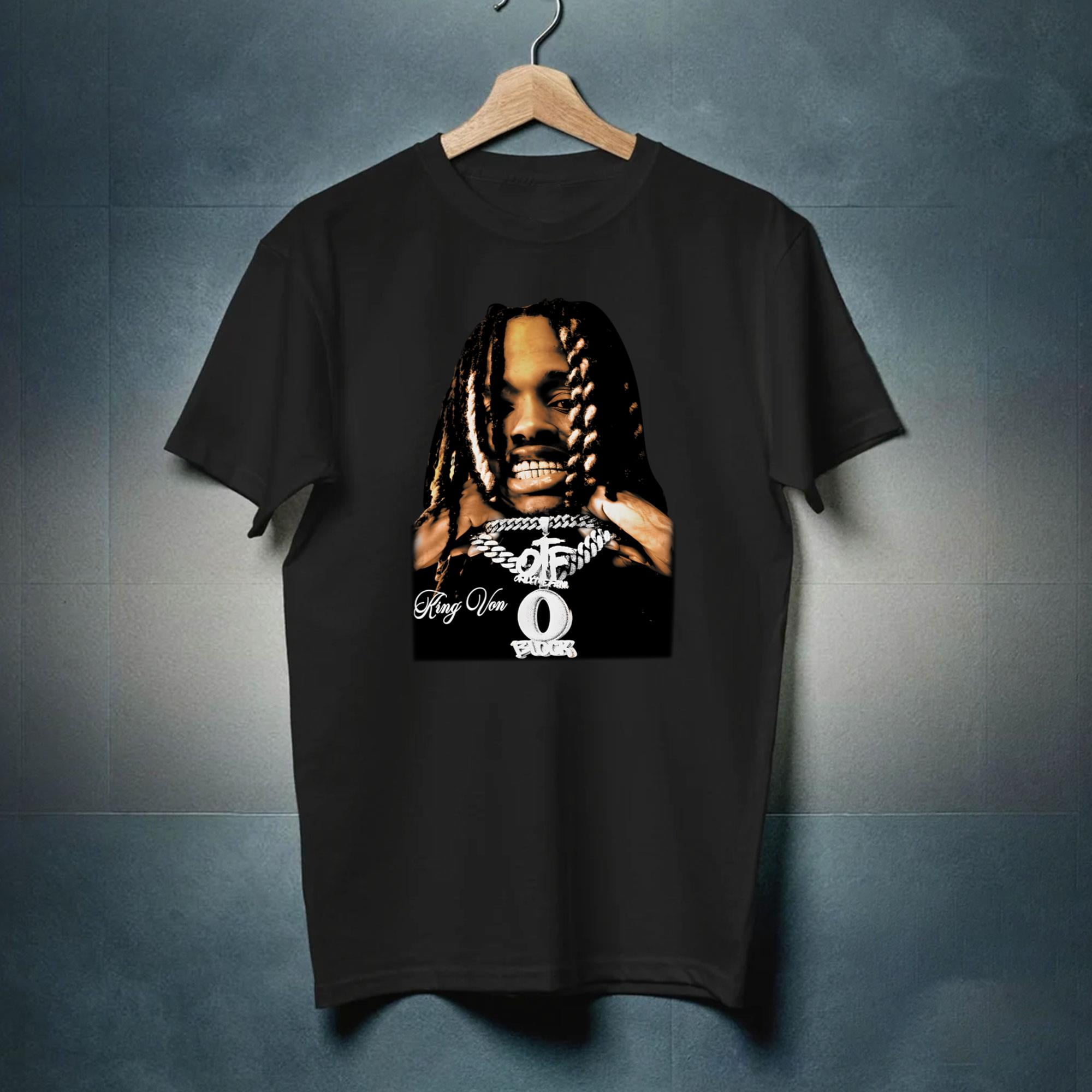 King Von Big Face Graphic Tee-TH32800 - Walmart.com