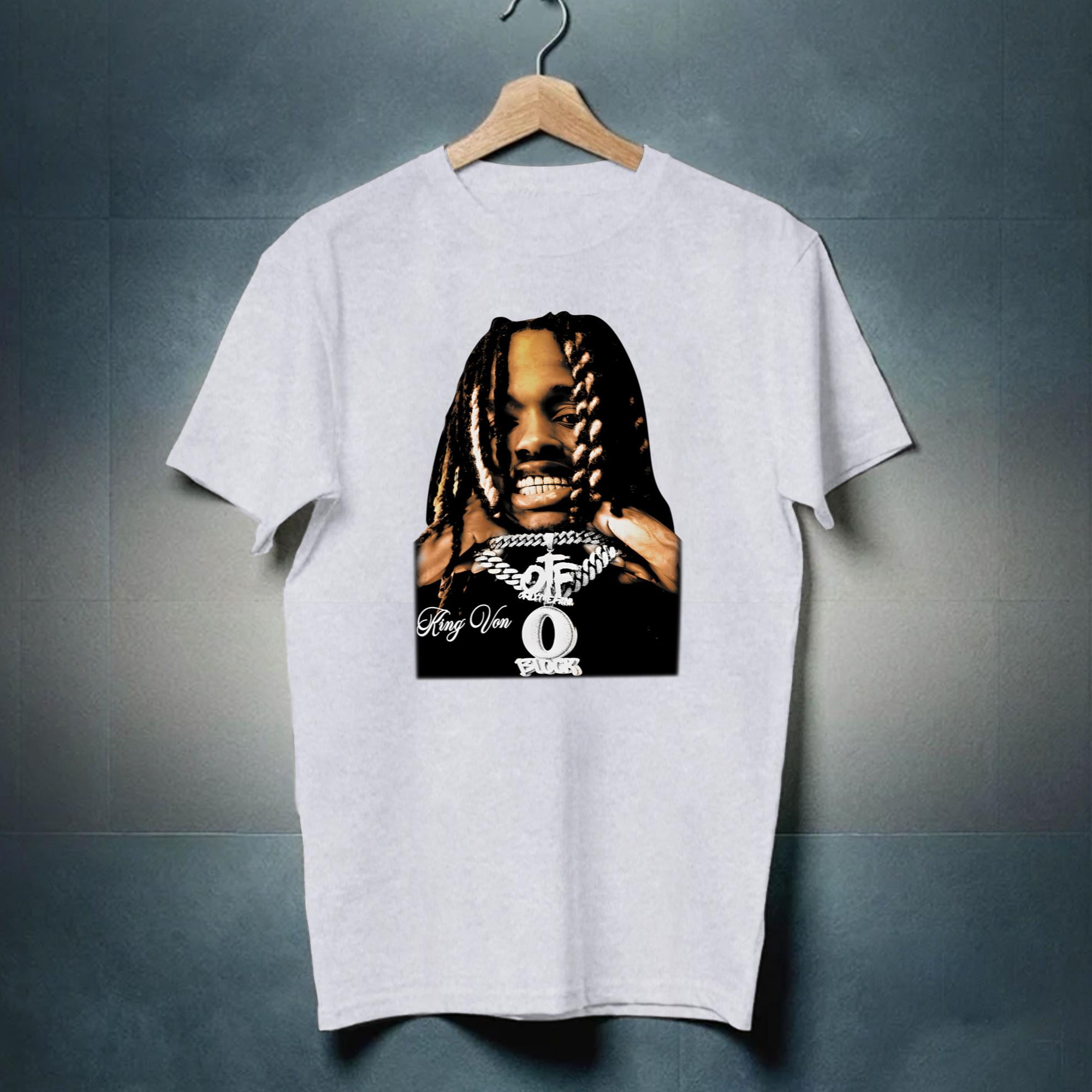 King Von Big Face Graphic Tee-TH32800 - Walmart.com