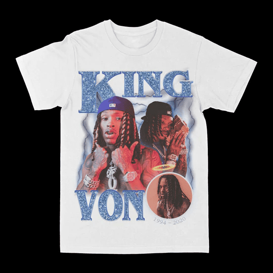 King Von Graphic Tee - Walmart.com
