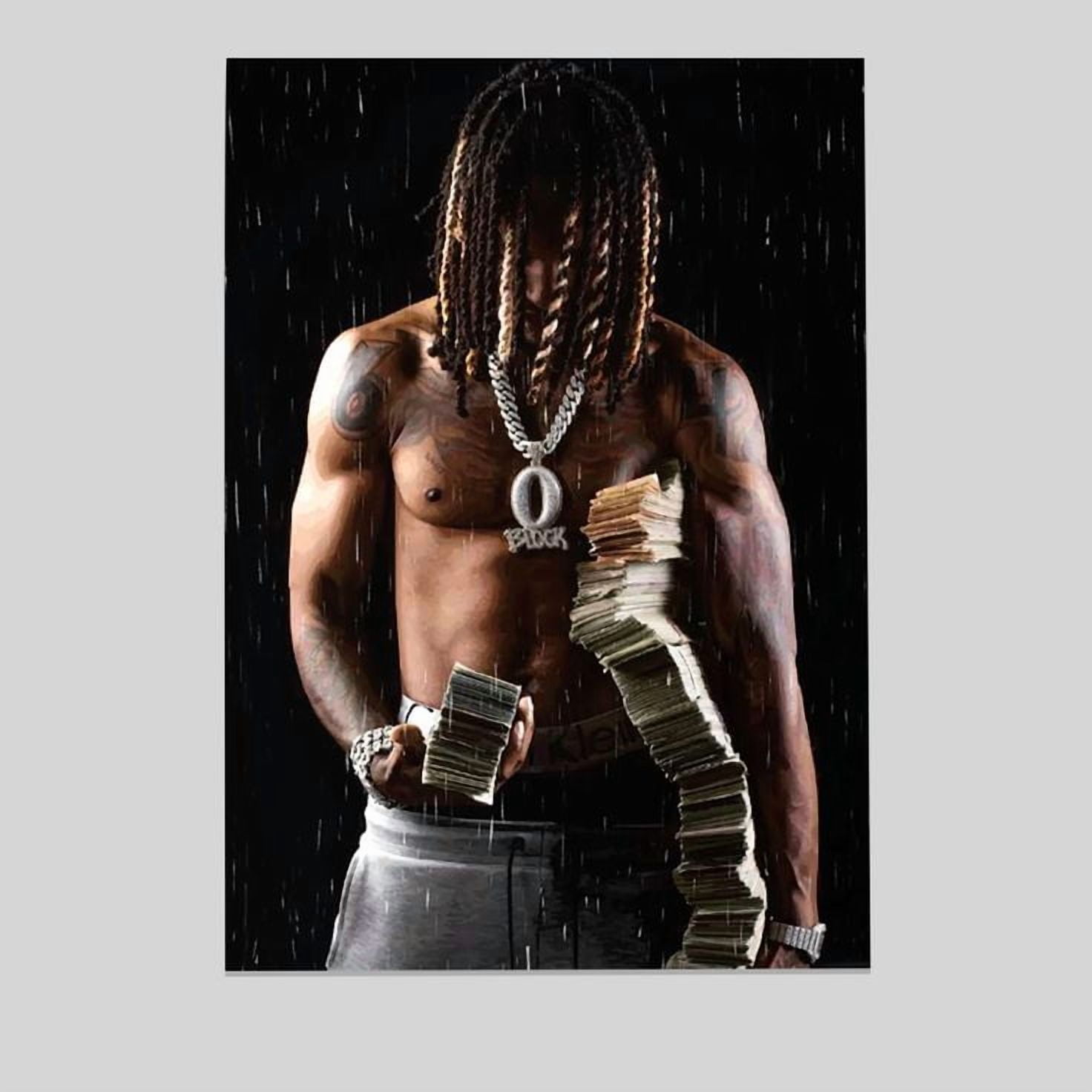 King Von Illustration Portrait Poster Size 24''x36''-Gategoo - Walmart.com