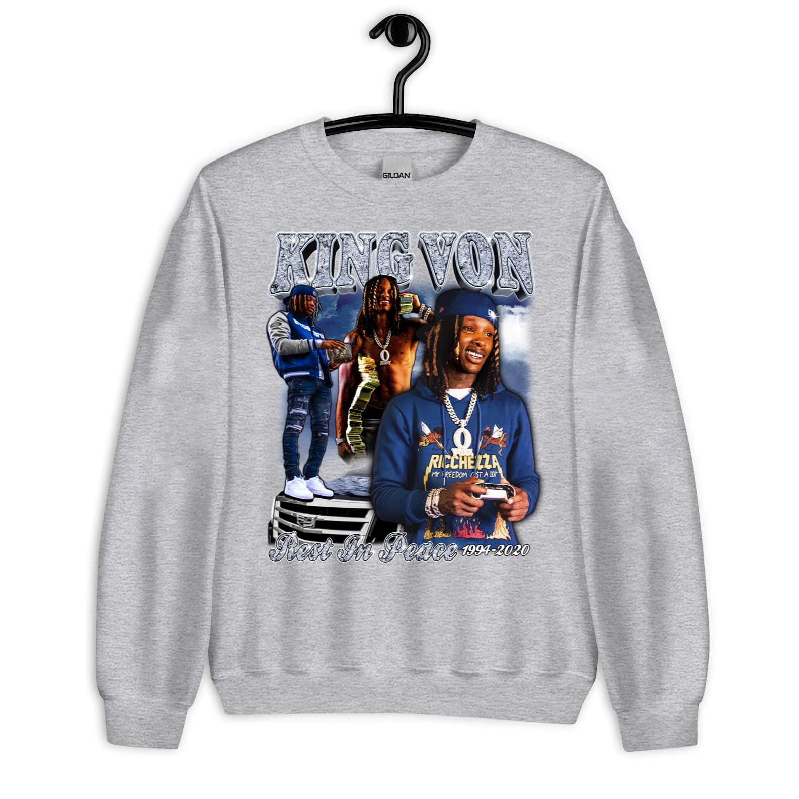 King Von RIP Graphic Tee-TH32779 - Walmart.com