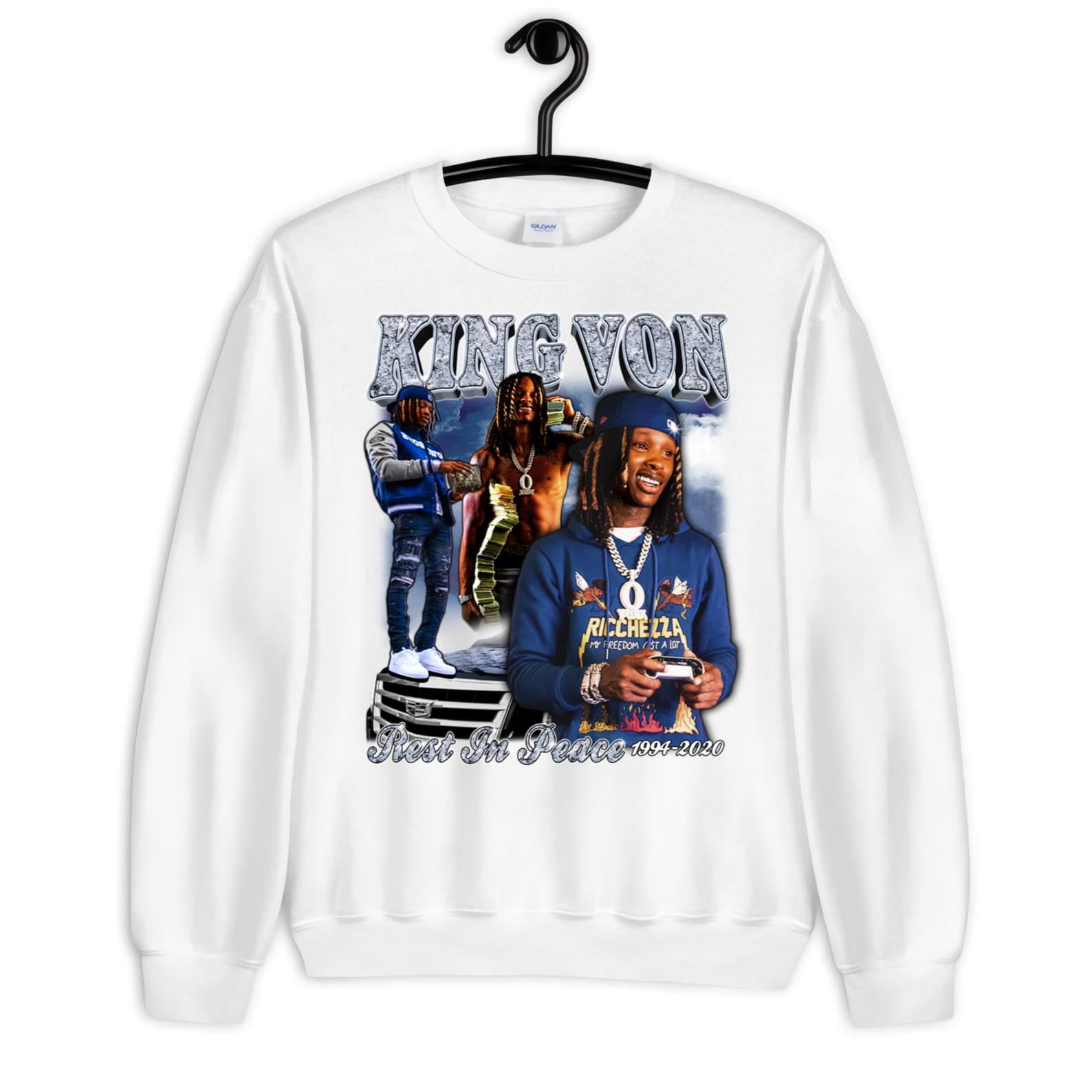 King Von RIP Graphic Tee-TH32779 - Walmart.com