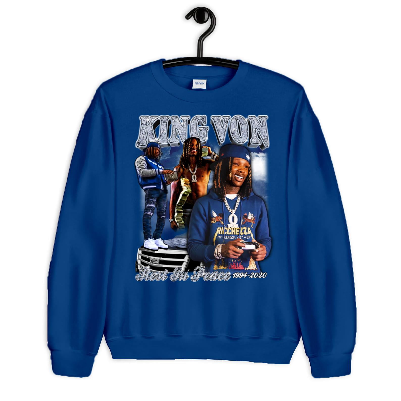 King Von RIP Graphic Tee-TH32779 - Walmart.com