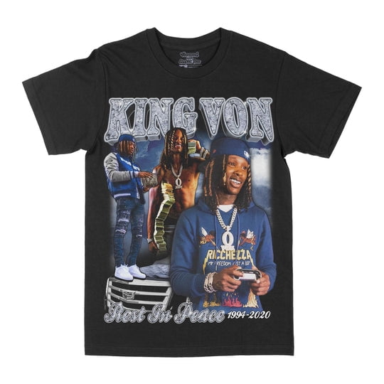 King Von RIP Graphic Tee - Walmart.com