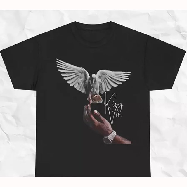 King Von Shirt, Rapper Hip Hip Shirt, Concert Merch, King Von Graphic ...